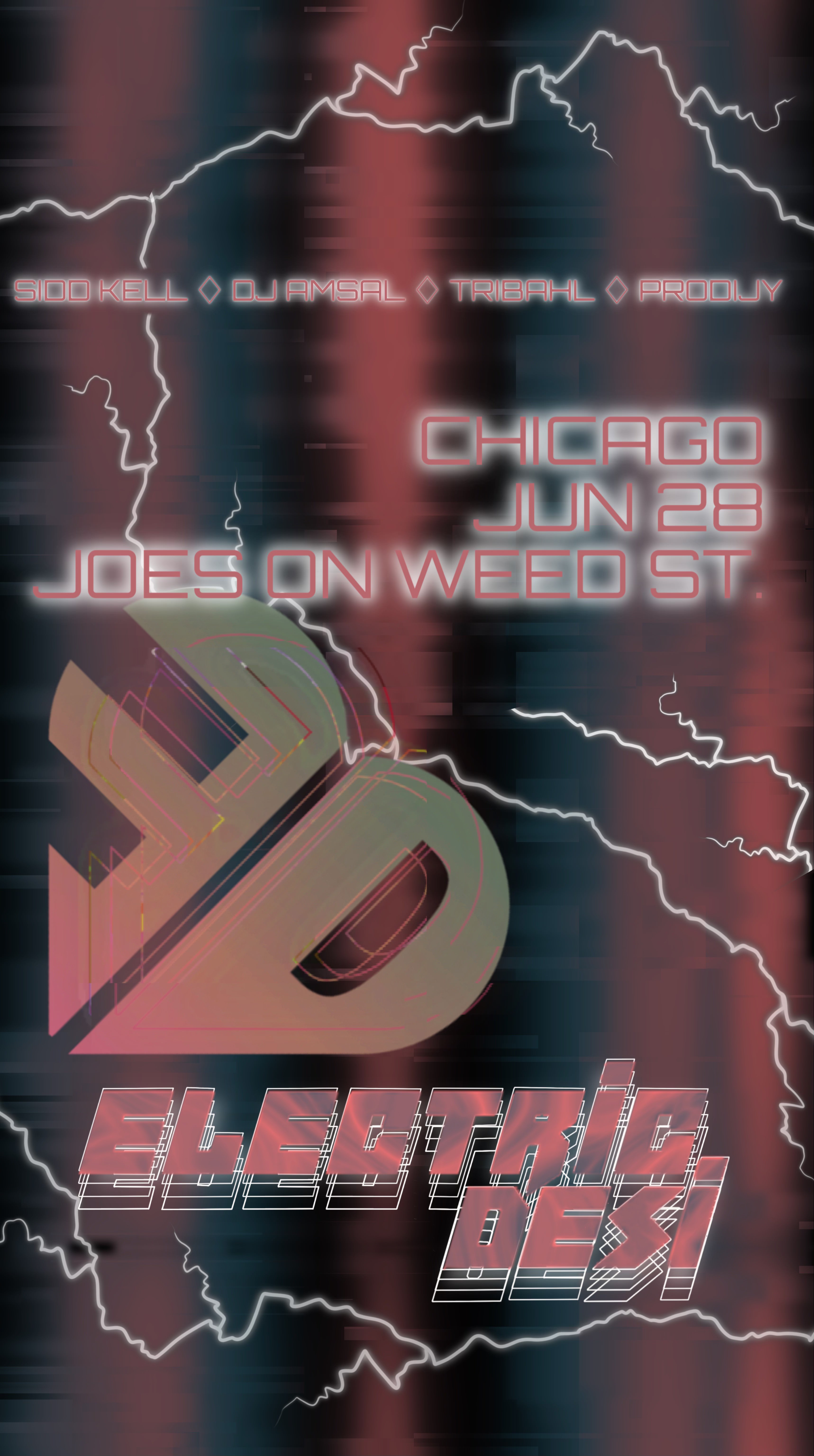 Electric Desi Rave | Joes on Weed St