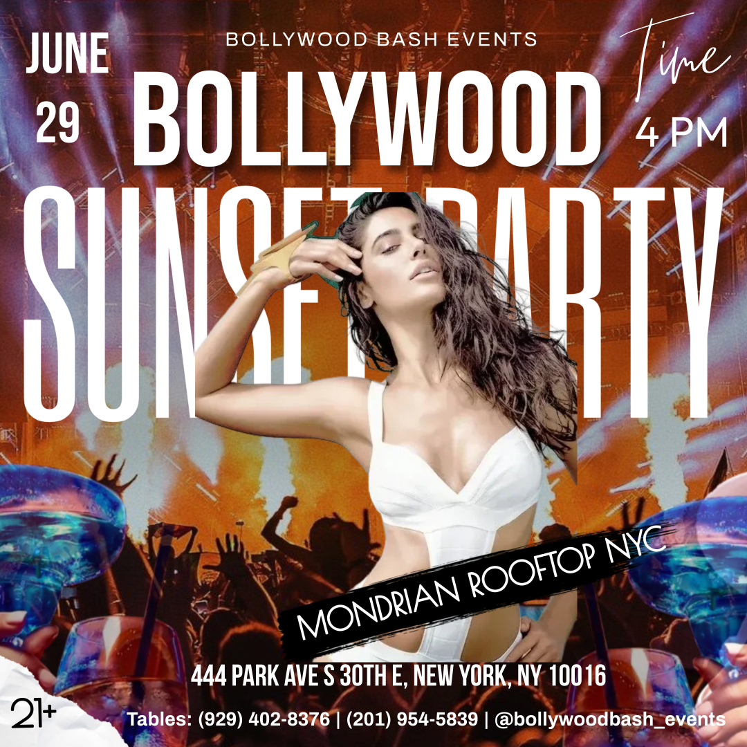 Bollywood Saturdays Sunset Party @ Mondrian Rooftop NYC | Mondrian Park Ave